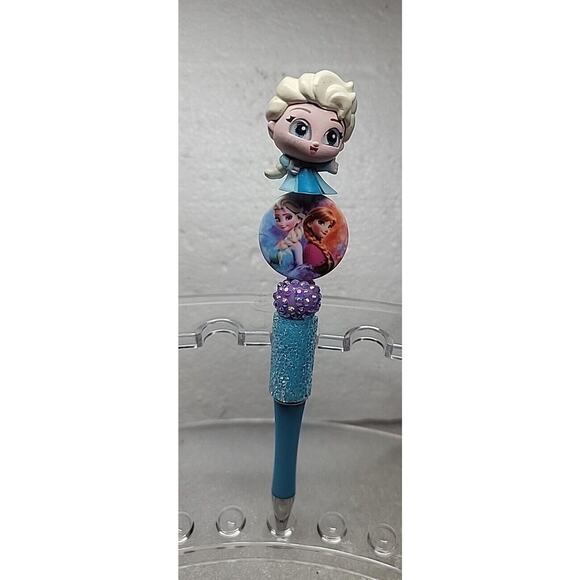 Unbranded | Office | Disney Doorables Sugar Stone Beaded Pen Elsa From ...